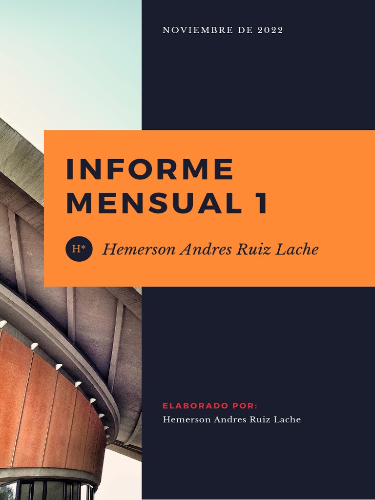 Informe Mensual de Proyecto OCOX | PDF | Ingeniería Informática ...