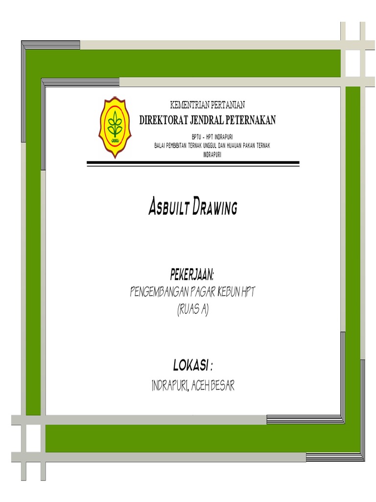 Asbuilt Drawing (Trase A) | PDF
