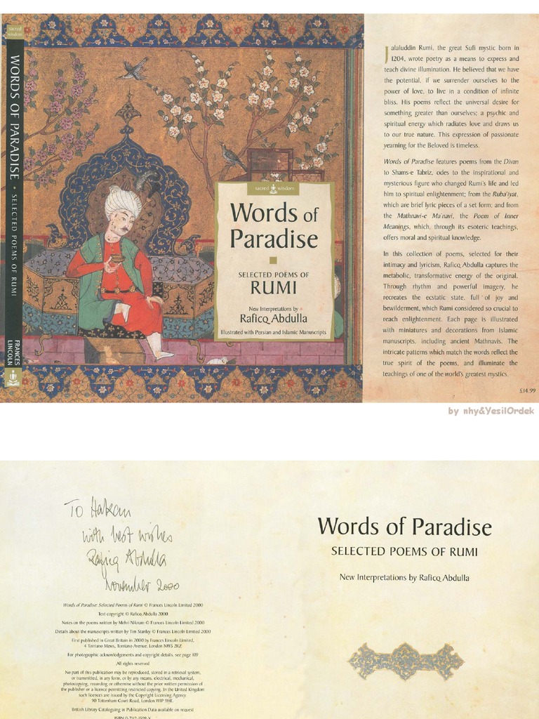 Selected Poems Of Rumi