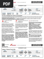 Air India Boarding Pass | PDF | Transport | Aviation