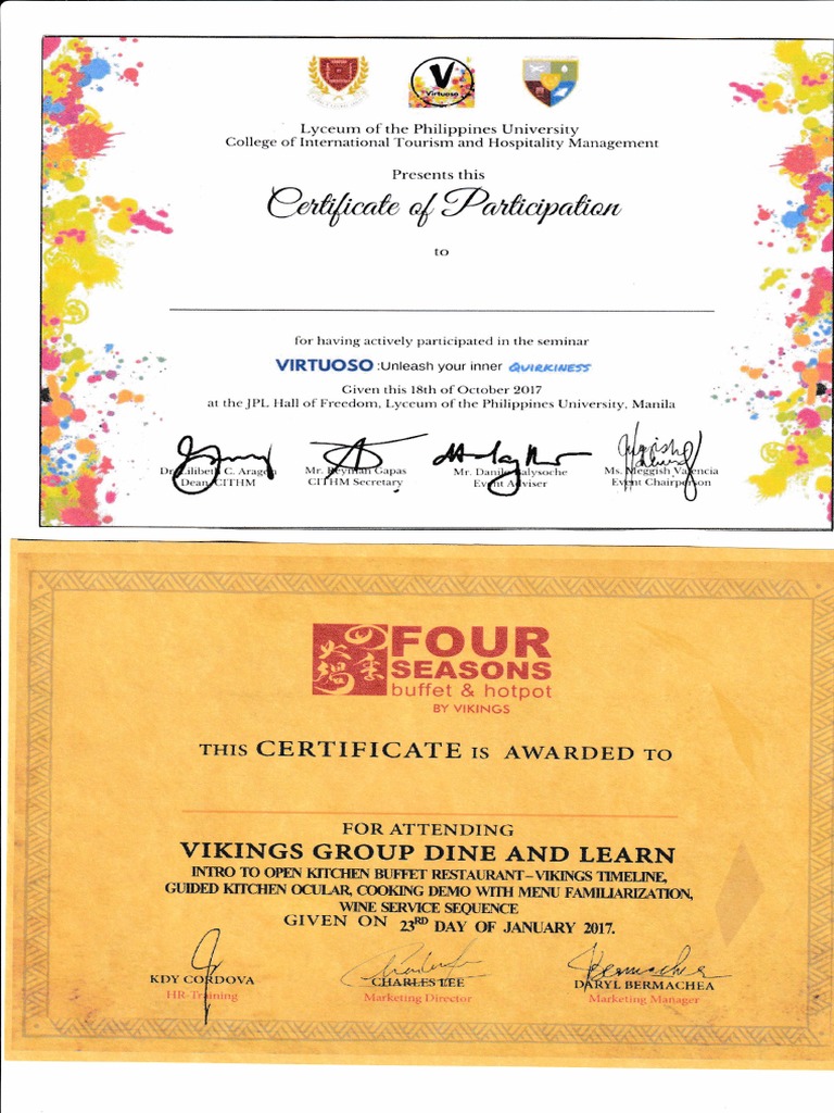 LPU Certificate | PDF
