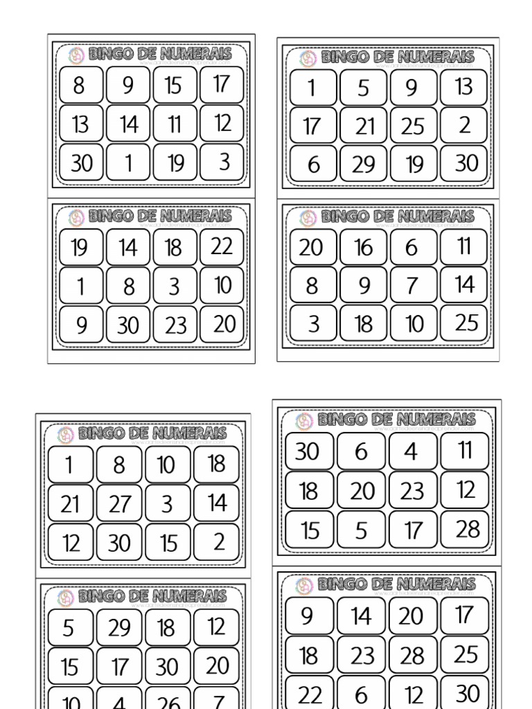 Bingo Dos Numeros | PDF