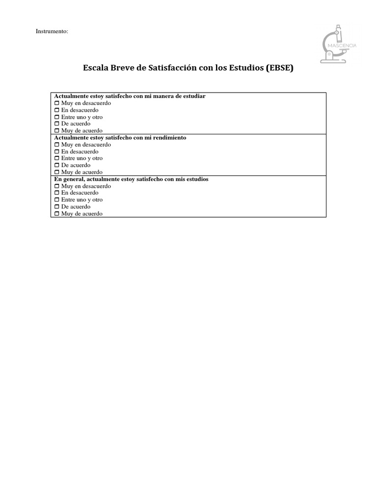 EBSE - Measure - Español | PDF