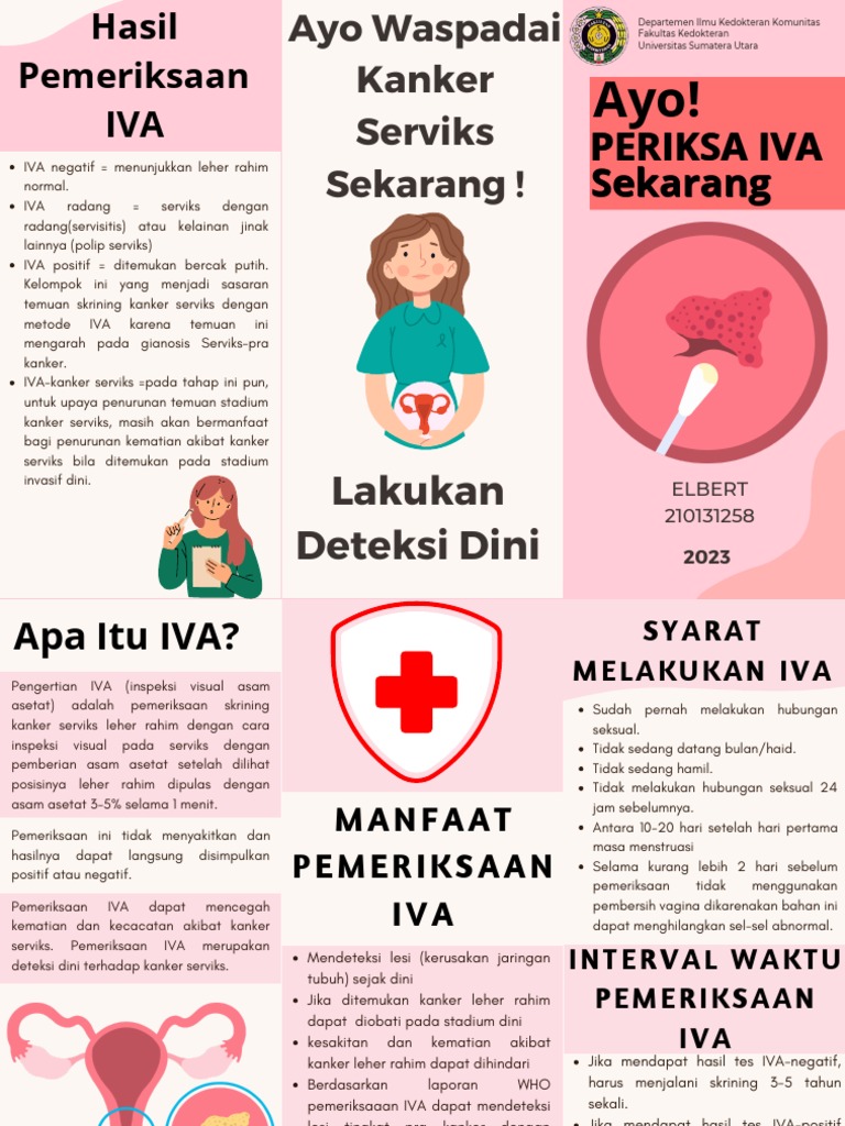 Leaflet Pemeriksaan Iva - Elbert - 210131258 | PDF