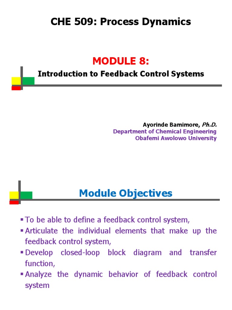 WEEK 8 MODULE 8 - Feedback Control Systems | PDF | Control Theory ... WEEK 8 MODULE 8 - Feedback Control Systems | PDF | Control Theory ...