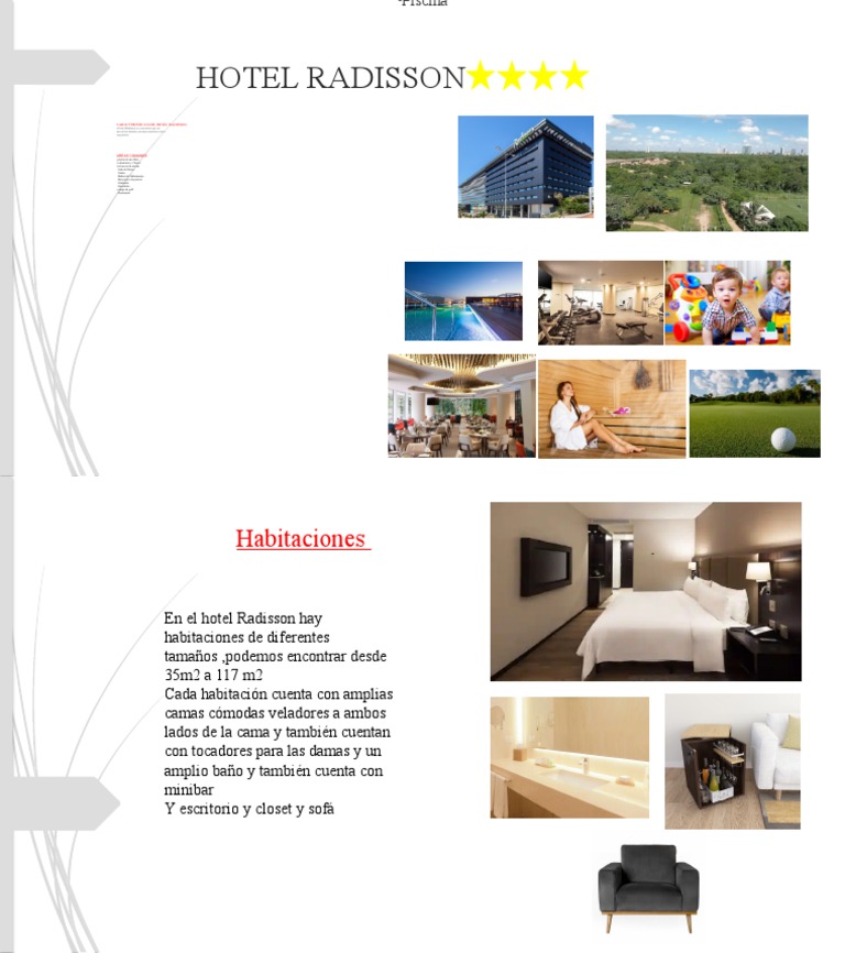 Caracteristicas Del Hotel Radisson | PDF