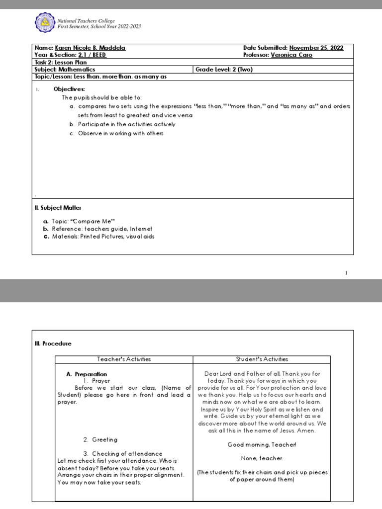 Maddela Karen Nicole Task 2 2.1 Beed | PDF | Teachers