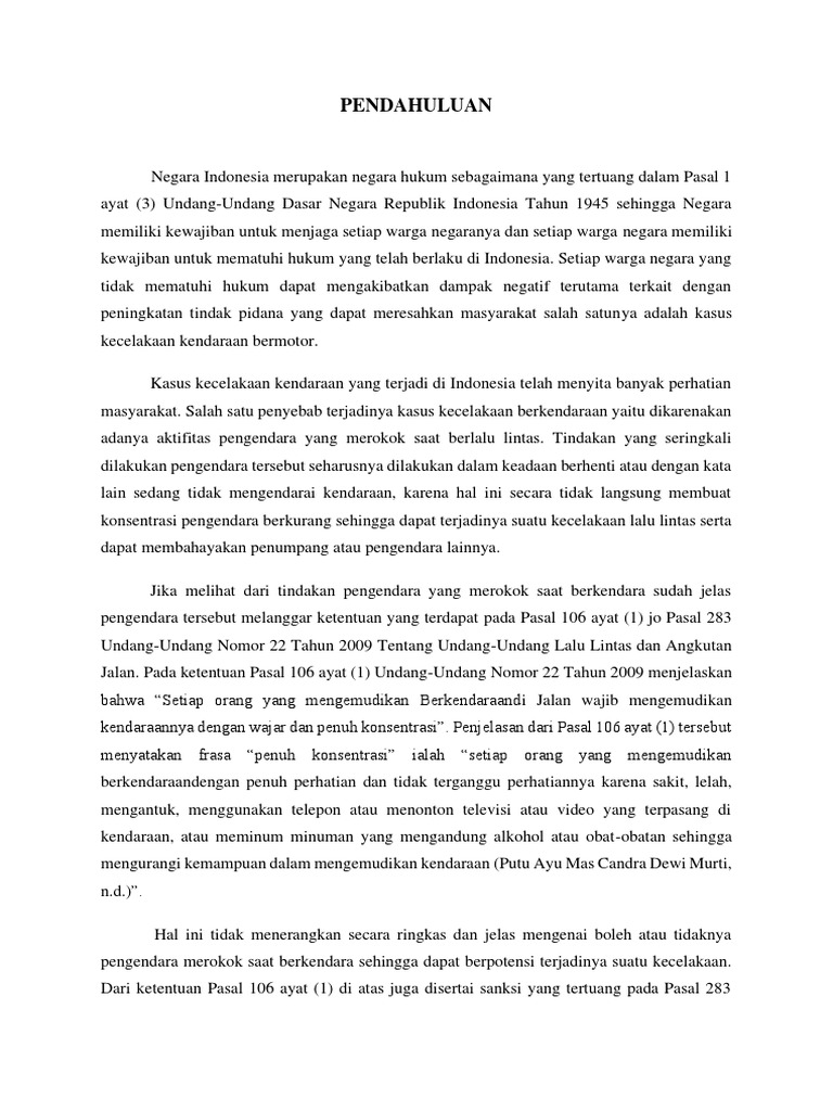 Essay Bahayanya Merokok | PDF