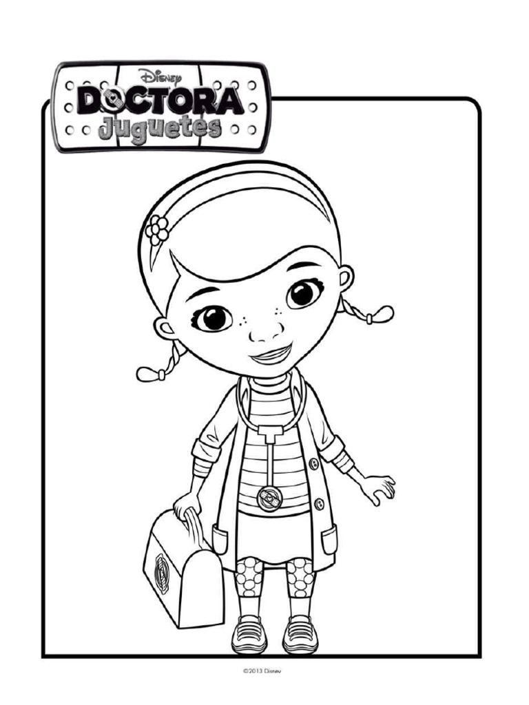 Libro de Pintar - Doctora Juguete | PDF