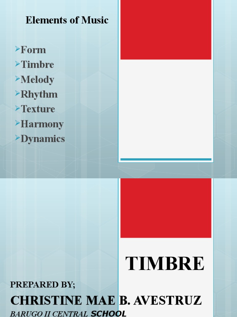 MAPEH 6 - MUSIC PPT Q3 - Timbre (Recovered) | PDF | Musical Instruments | Orchestras