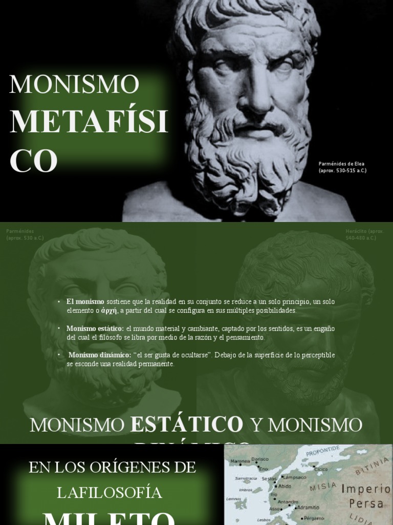Monismo: Metafísi CO | PDF | Teorías filosóficas | Metafilosofía