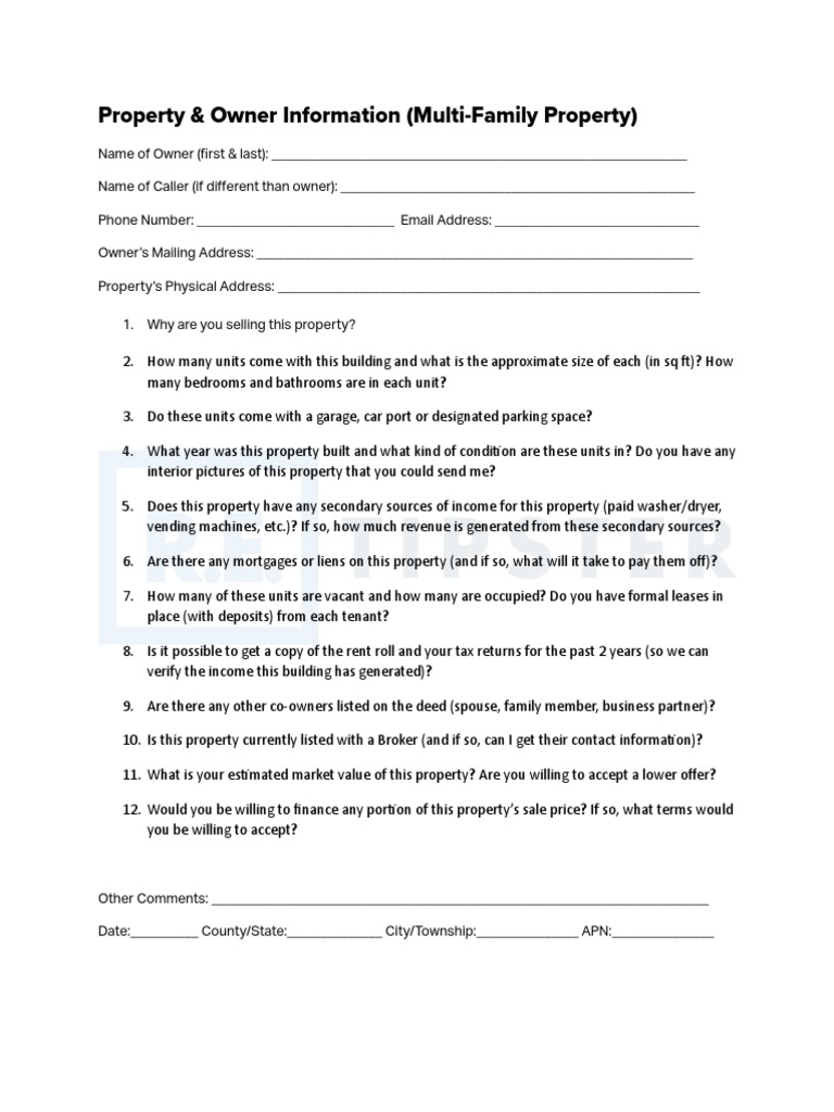 Multi-Family Checklist | PDF | Common Law | Economies