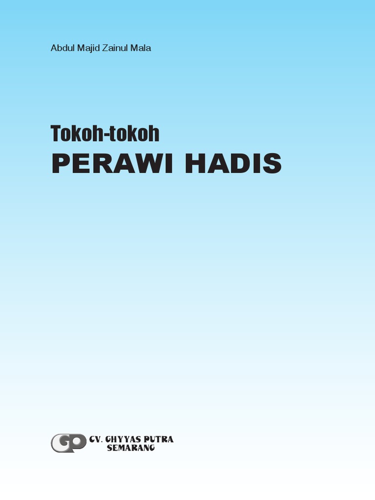 Perawi Hadis: Tokoh-Tokoh | PDF | Agama & Spiritualitas
