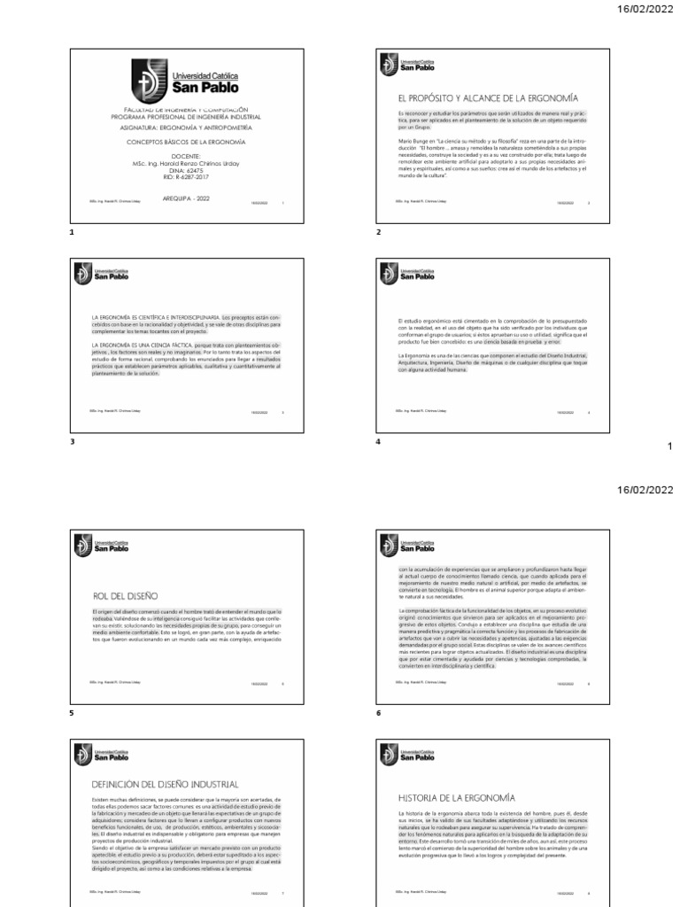 Conceptos Básicos Ergonomía Pdf