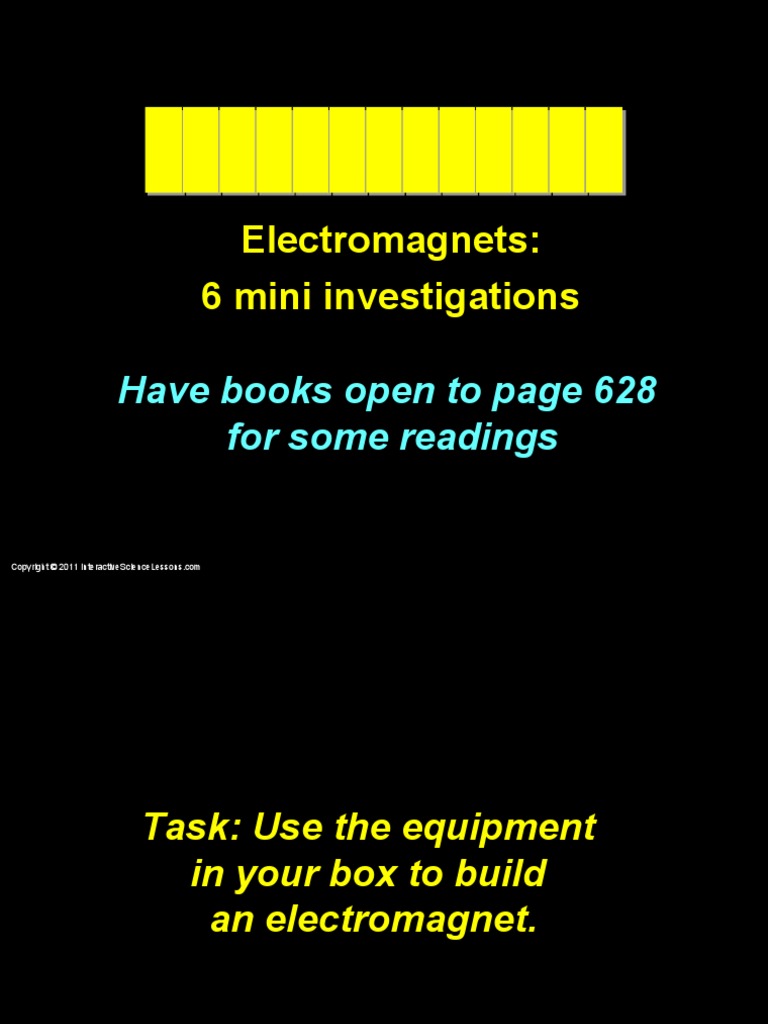PPT-Electromagnets Modified | PDF | Materials | Physics