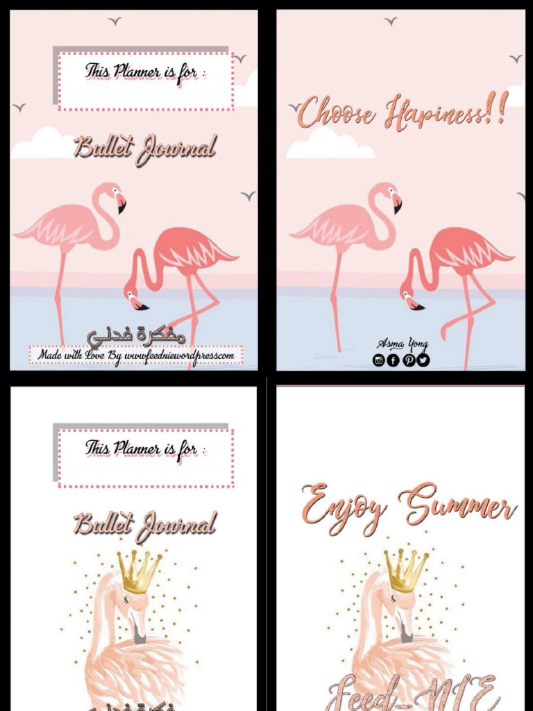Flamingo Bullet Journal 1 | PDF