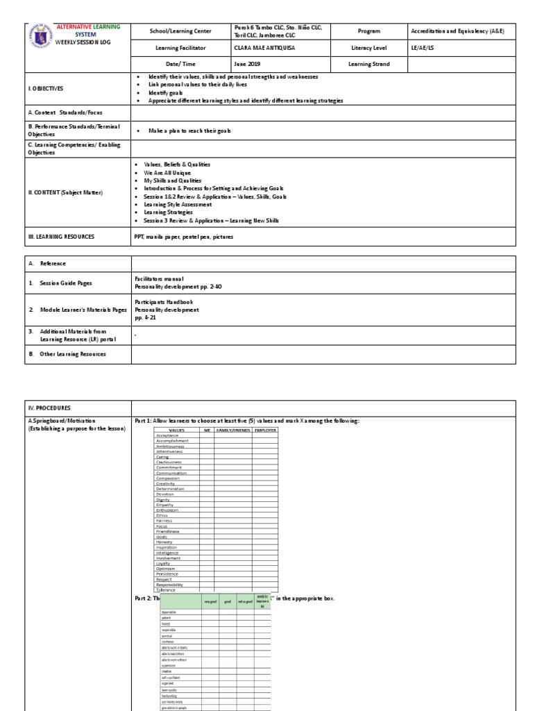 Life Skills Module 1 | Download Free PDF | Learning | Thought