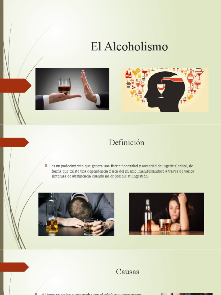El Alcoholismo | PDF