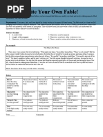 Rubric For Folk Tale, Fable, Myth, or Legend: Student Name: Pts. Poss ...