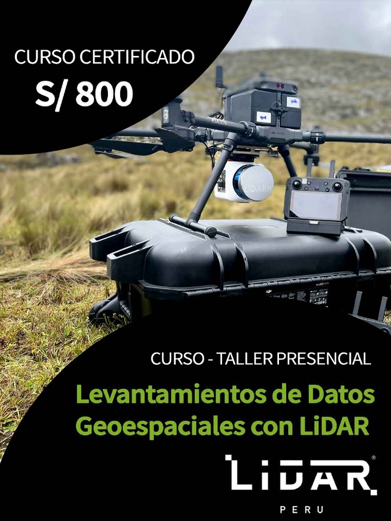 Curso Completo de LiDAR Terrestre y Aéreo | PDF