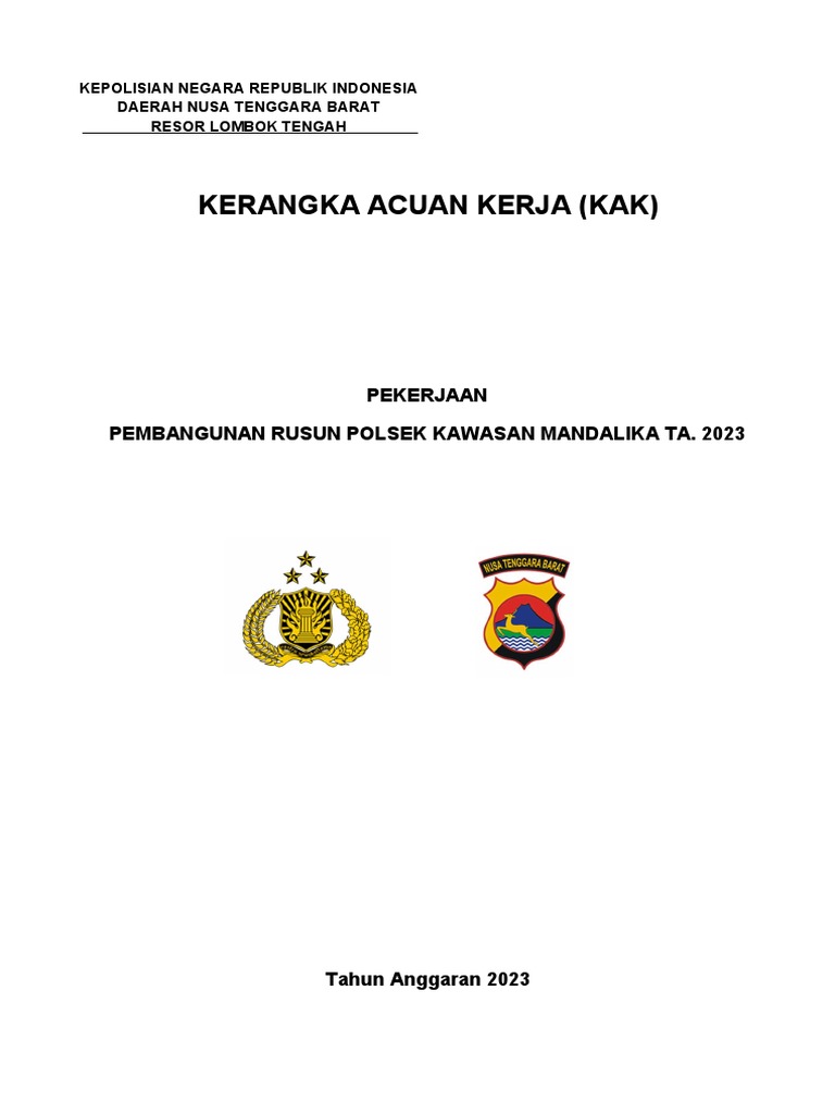 KAK Konstruksi | PDF | Seni | Teknologi & Rekayasa