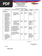 Action Plan in Science | PDF | Teachers | Education Theory