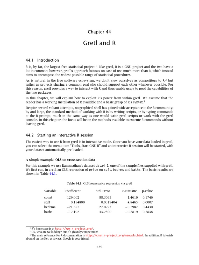Gretl Guide (451 496) | PDF | Command Line Interface | Python (Programming Language)