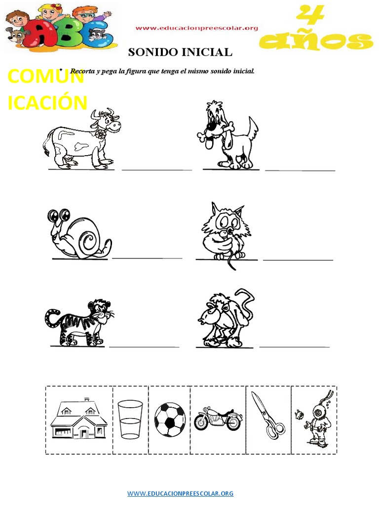 Actividades de Sonido Inicial para Niños | PDF | Arte