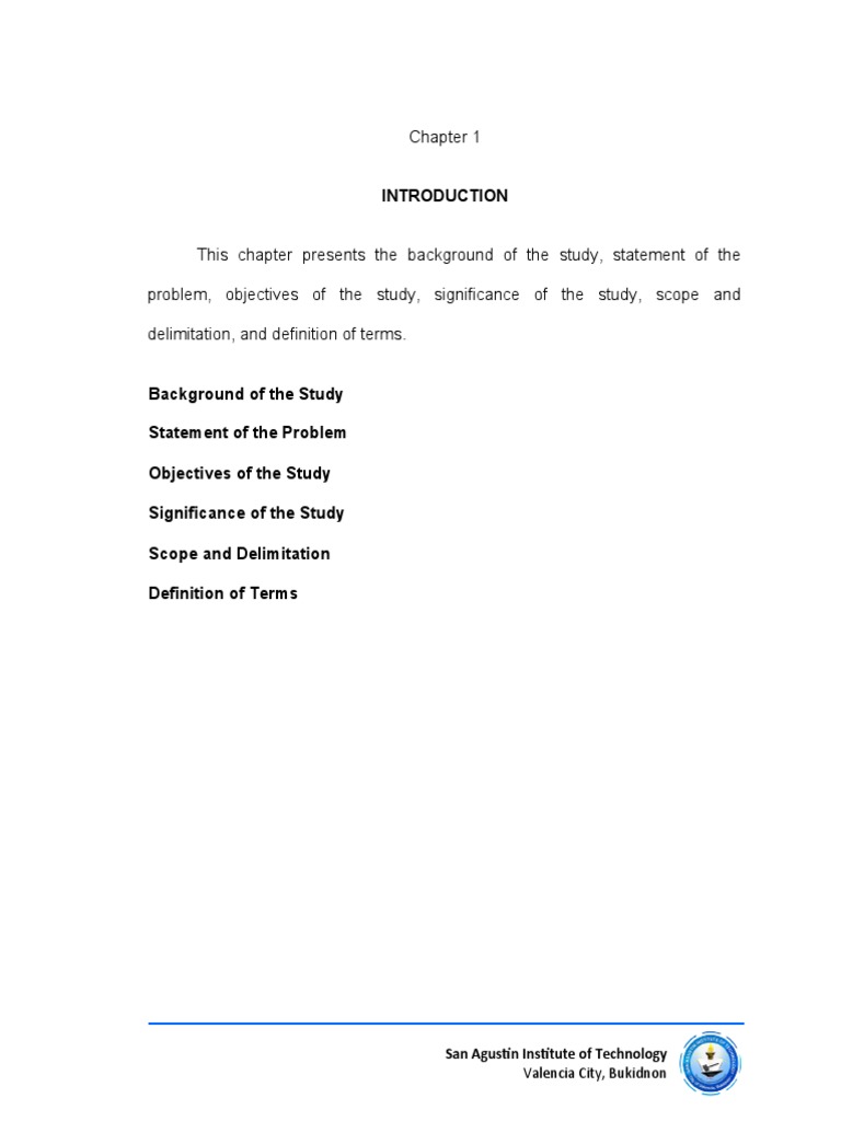 PR1 Chapters 1 3 Template | PDF | Methodology | Science PR1 Chapters 1 3 Template | PDF | Methodology | Science