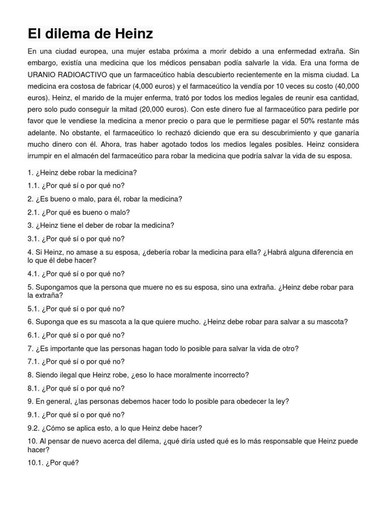 02 Lectura - El Dilema | PDF