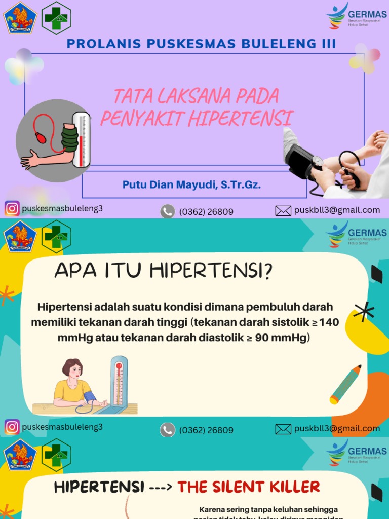 Tata Laksana Hipertensi PKM BLL 3 | PDF