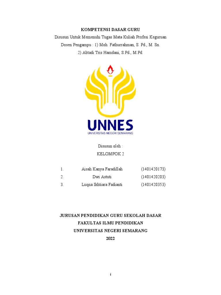 Kompetensi Dasar Guru | PDF | Sains & Matematika