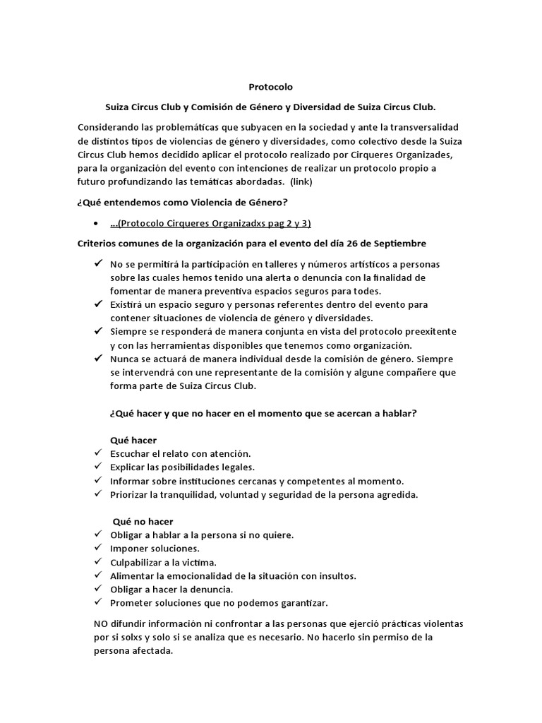Protocolo Genero y Diversidad | PDF | Violencia