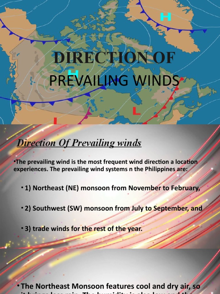 Prevailing Wind Patterns in the Philippines | PDF