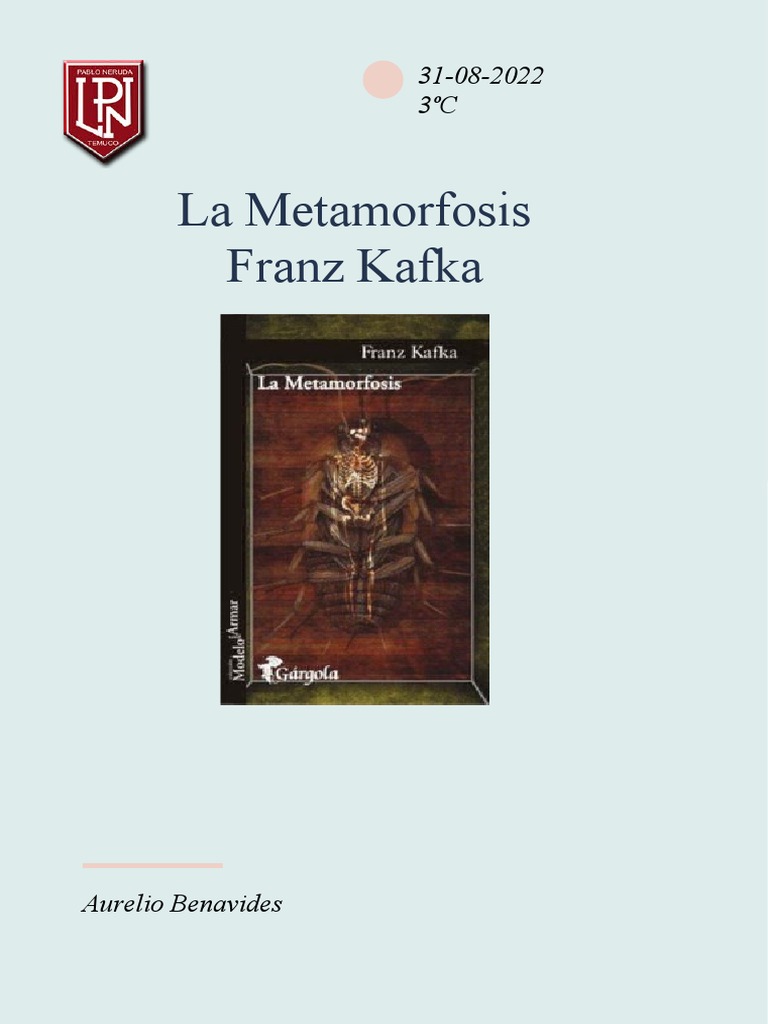 Informe de La Metamorfosis de Franz Kafka. | PDF | La metamorfosis ...