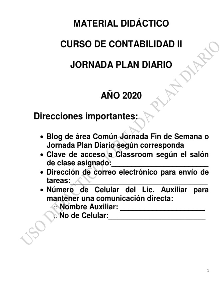 Material Didáctico CONTA | PDF | Compartir (Finanzas) | Dividendo