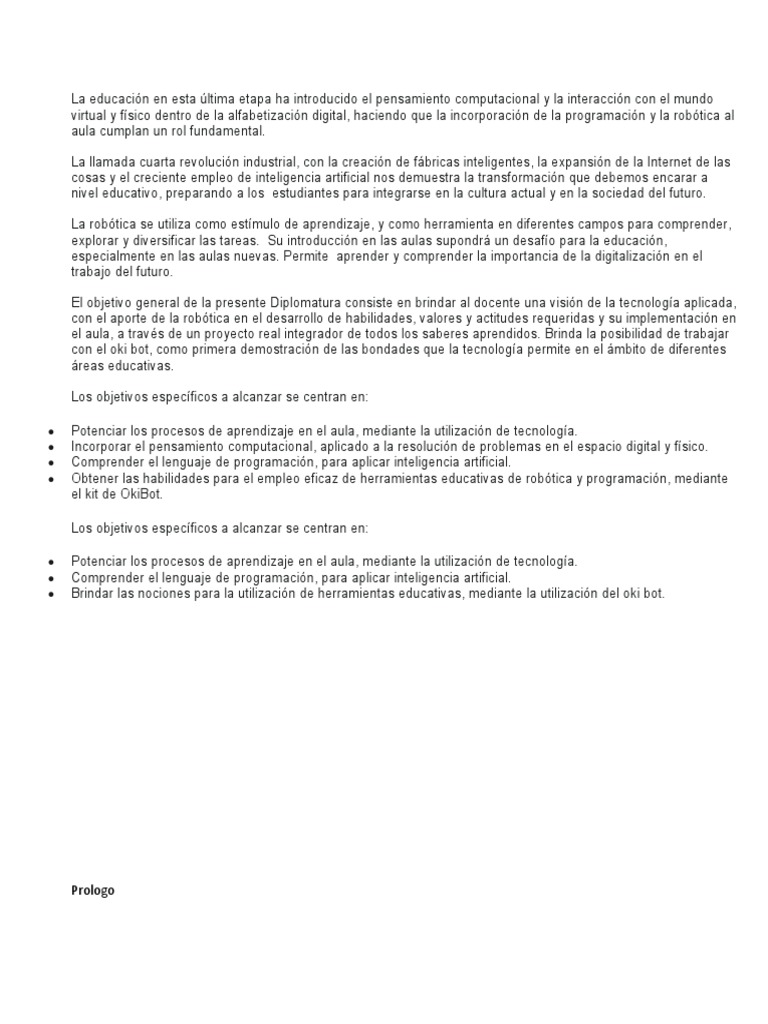 Proyecto Final | PDF | Aprendizaje | Inteligencia artificial
