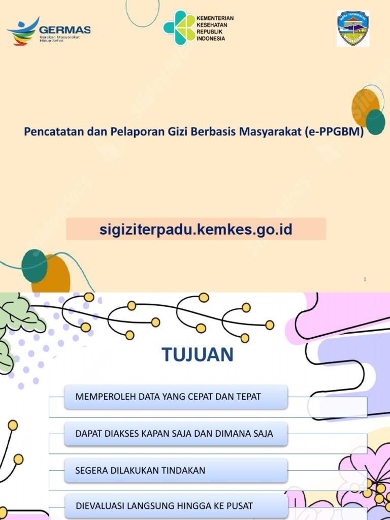 e-PPGBM untuk data gizi yang cepat dan tepat | PDF