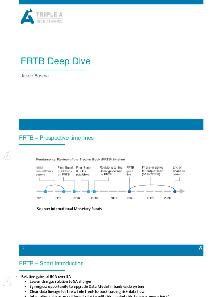 FRTB Triple A Presentatie Basel4 | PDF | Greeks (Finance) | Value At Risk