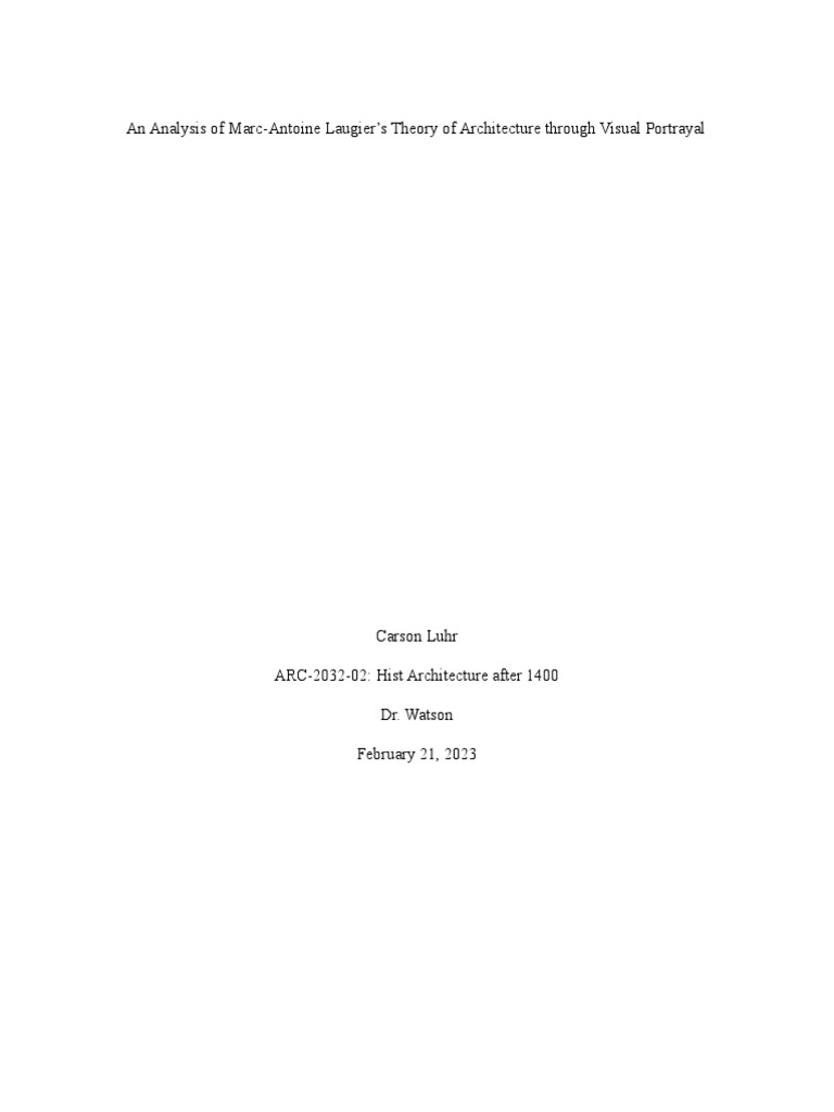 Arch History Project 3 | PDF | Age Of Enlightenment