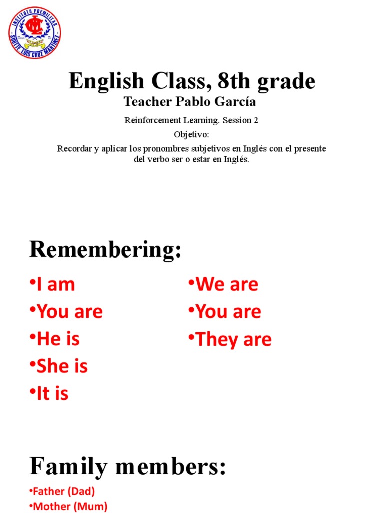 Reinforcement learning session 2 8th grade | PDF