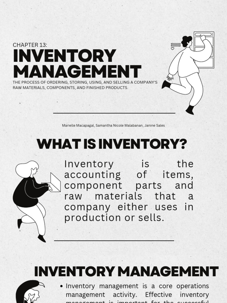 Chapter 13 Inventory Management Report | PDF | Inventory | Demand