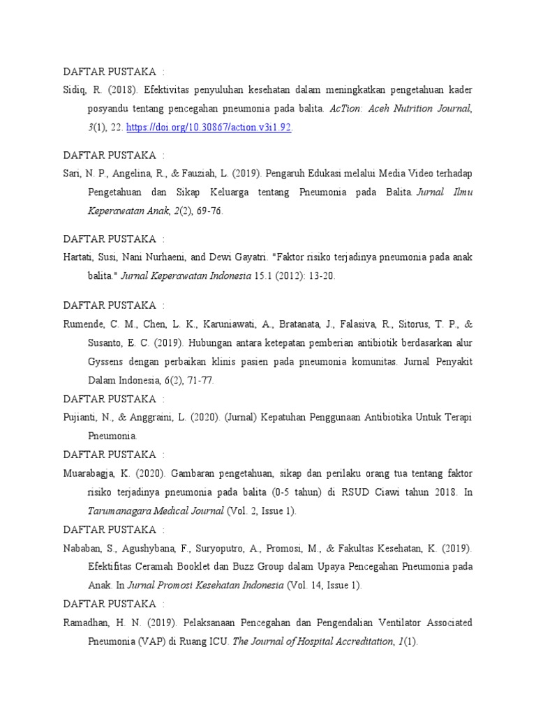Daftar Pustaka | PDF