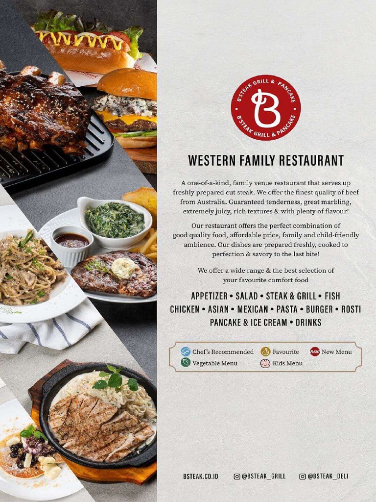 Bsteak Menu 2022 | PDF