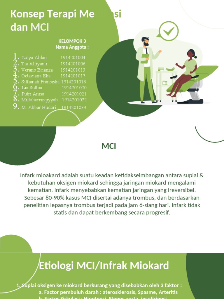 Terapi Medikasi untuk Infark Miokard | PDF