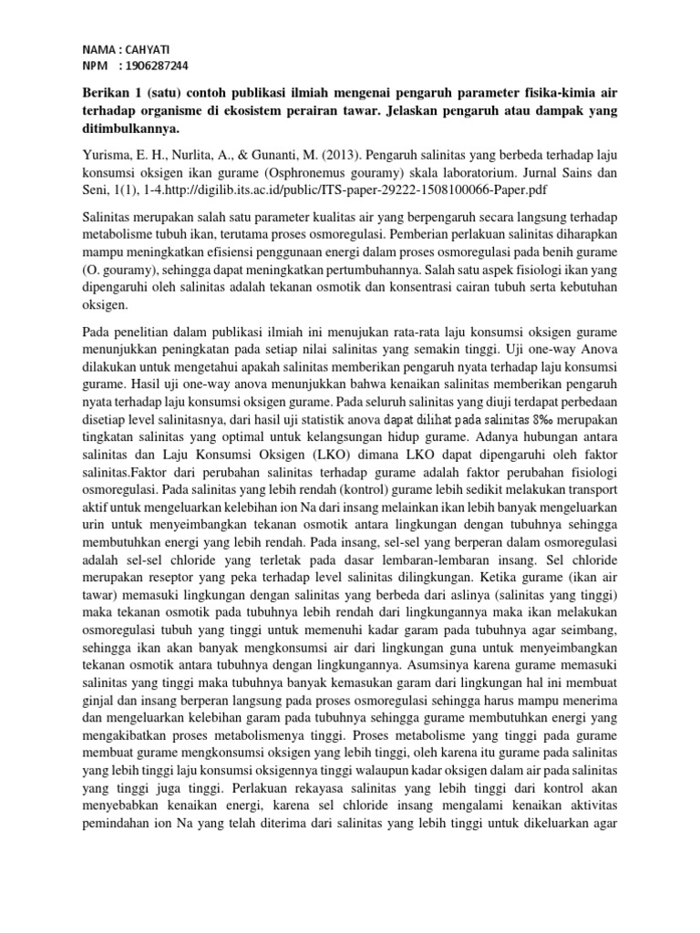 Cahyati - 1906287244 - Tugas EPT 2 | PDF