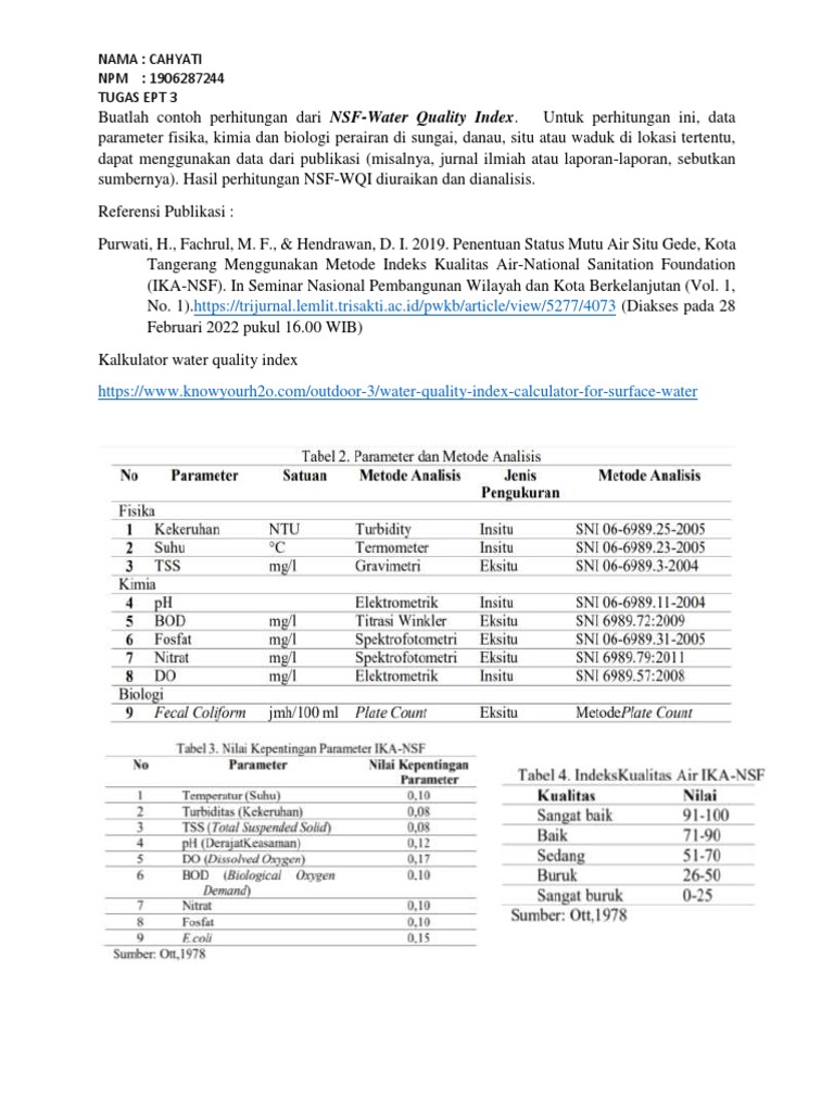 Cahyati - 1906287244 - Tugas EPT 3 | PDF