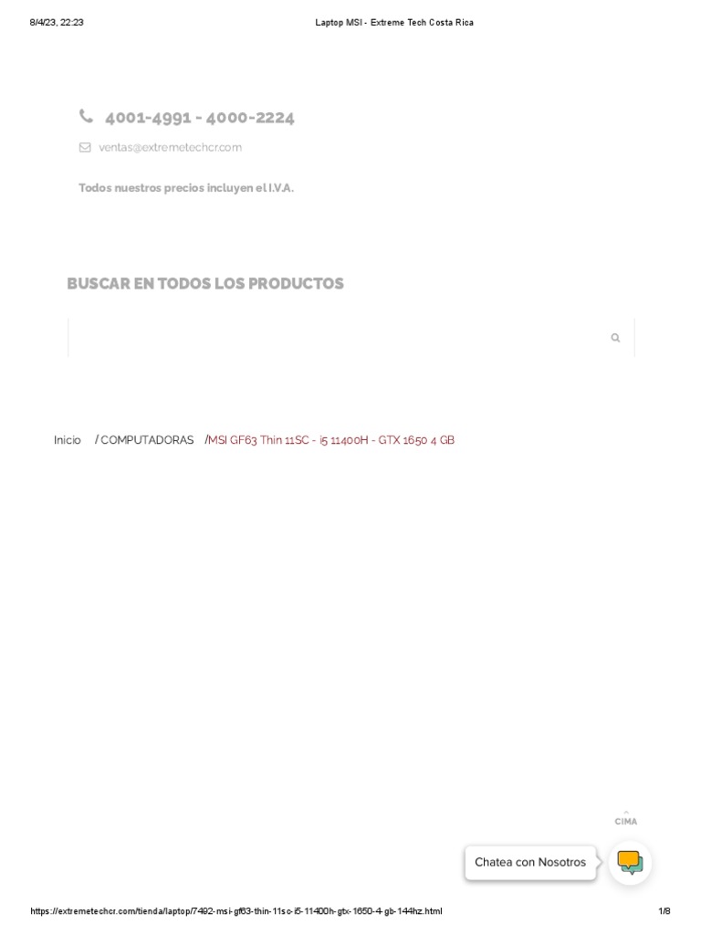 Laptop MSI - Extreme Tech Costa Rica | Descargar gratis PDF | Clases de ...
