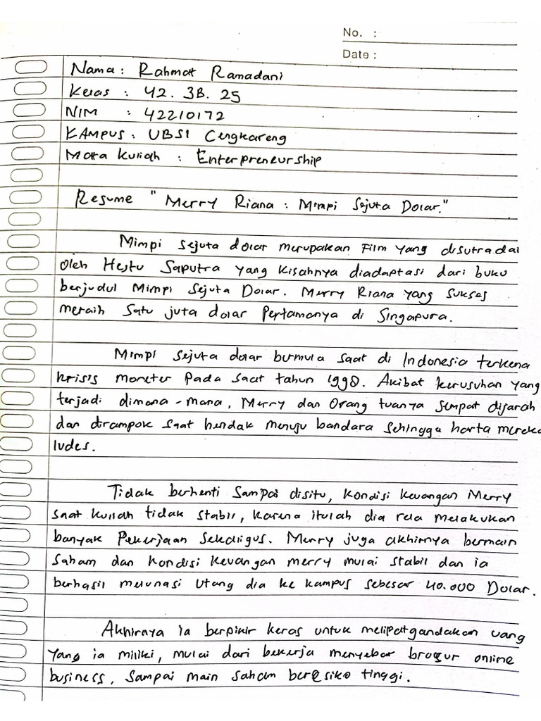 Resume "Merry Riana" | PDF