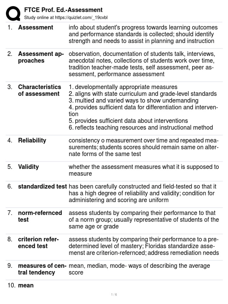 Prof Ed 6 2 | PDF | Educational Assessment | Percentile